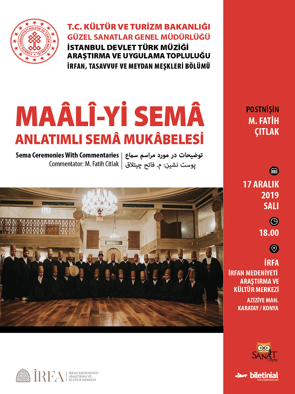 17 Aralık Maali-Yi Sema İstanbul Devlet Türk Müziği Araştırma Ve ...
