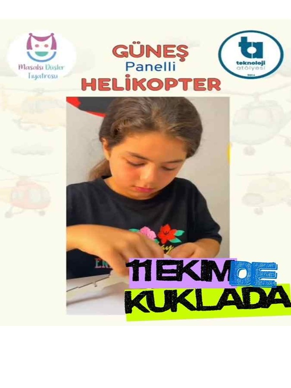 Stem Güneş Panelli Helikopter Atölyesi Biletleri | biletinial